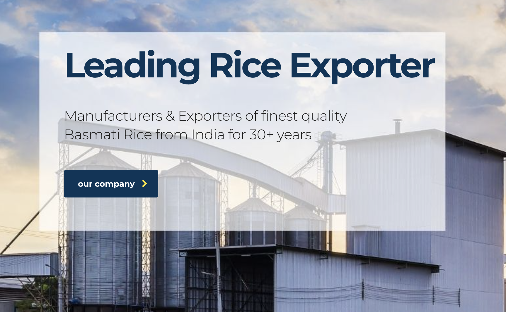 Grainville: Premium Indian Rice Manufacturers & Exporters